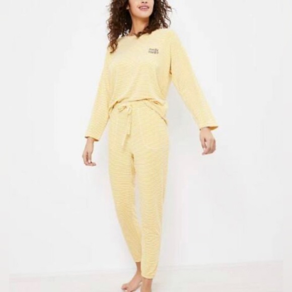LOFT | Intimates & Sleepwear | Nwt Loft Womens Striped Pajama Jogger ...